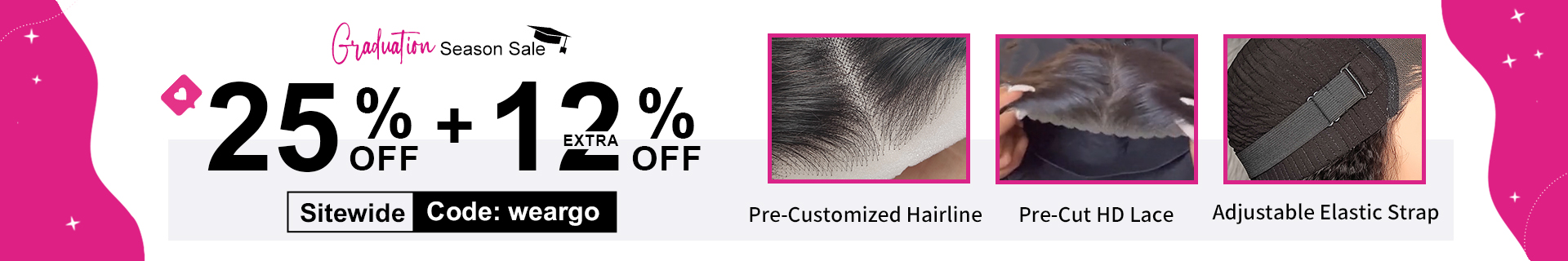 Wear & Go Glueless Lace Wigs