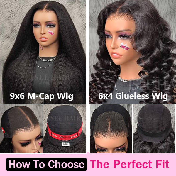 9x6 M-Cap Wig Or 6x4 Glueless Wig: How To Choose The Perfect Fit？