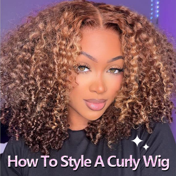 How To Style A Curly Wig?