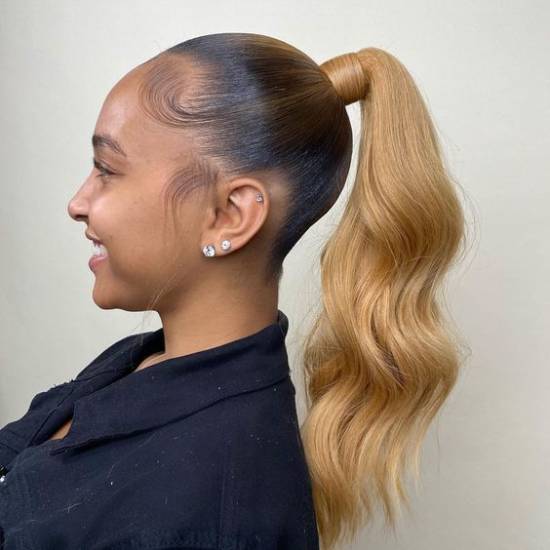How To Make a High Ponytail With Weave